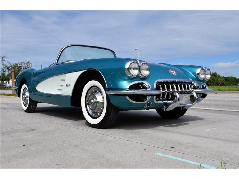 Regal Turquoise 1958 Chevrolet Corvette