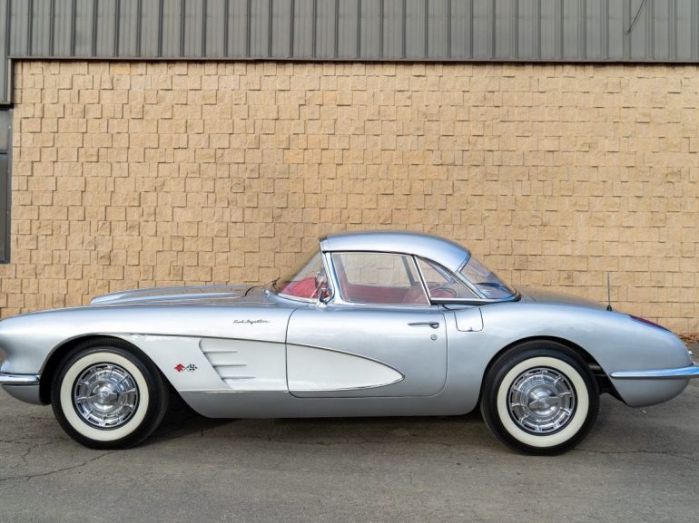 Inca Silver 1959 Chevrolet Corvette