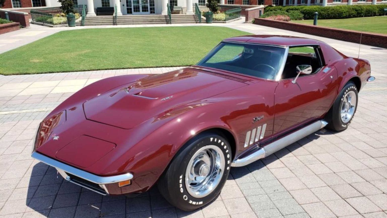 Burgundy 1969 Chevrolet Corvette