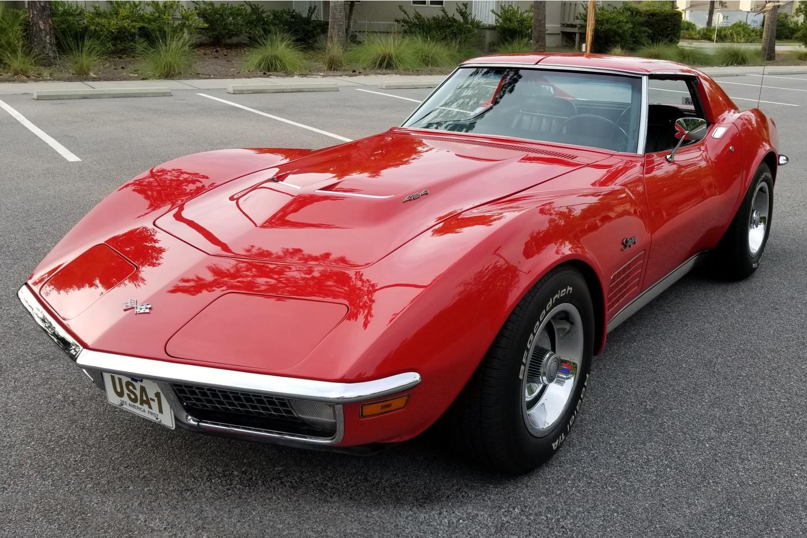 Mille Miglia Red 1971 Chevrolet Corvette