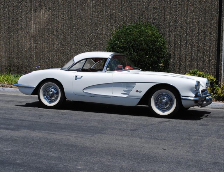 Snowcrest White 1958 Chevrolet Corvette