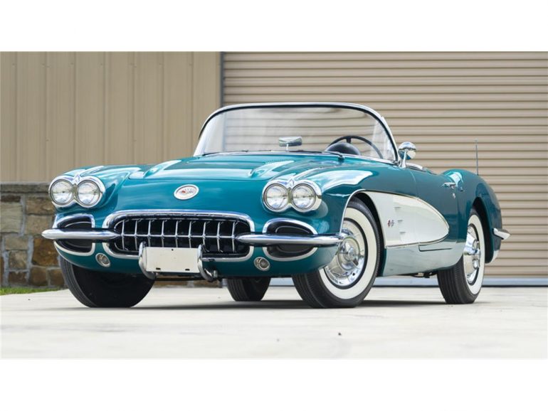 Regal Turquoise 1958 Chevrolet Corvette