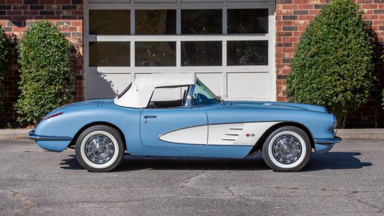 Horizon Blue 1960 Chevrolet Corvette