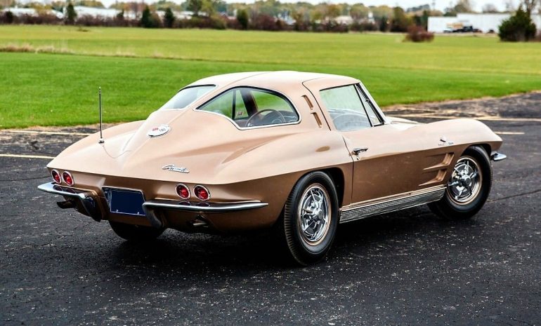 Saddle Tan 1963 Chevrolet Corvette