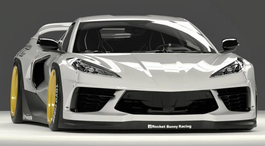 The Pandem C8 Body Kit Looks Crazy