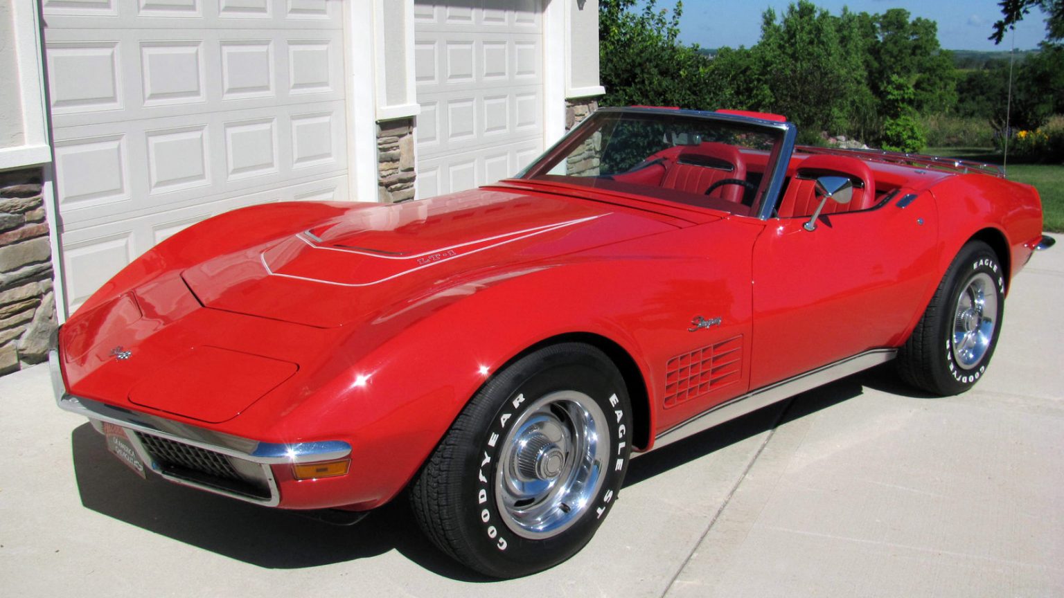 Monza Red 1970 Chevrolet Corvette