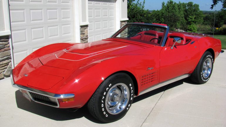 Monza Red 1970 Chevrolet Corvette