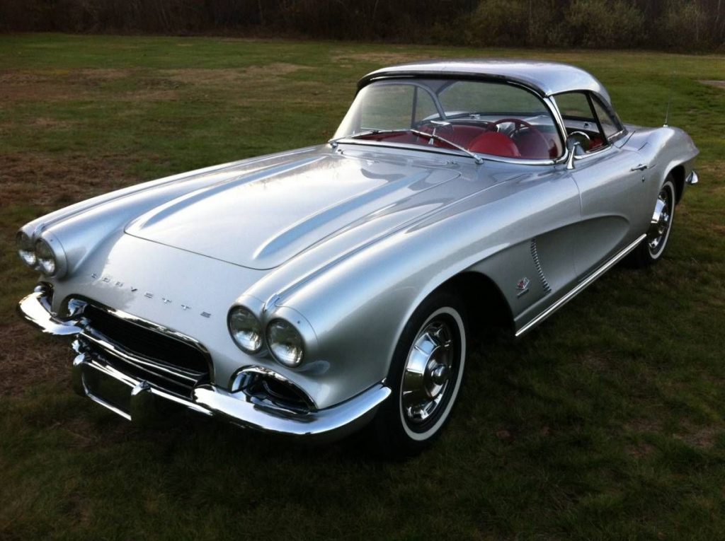 Sateen Silver 1961 Chevrolet Corvette