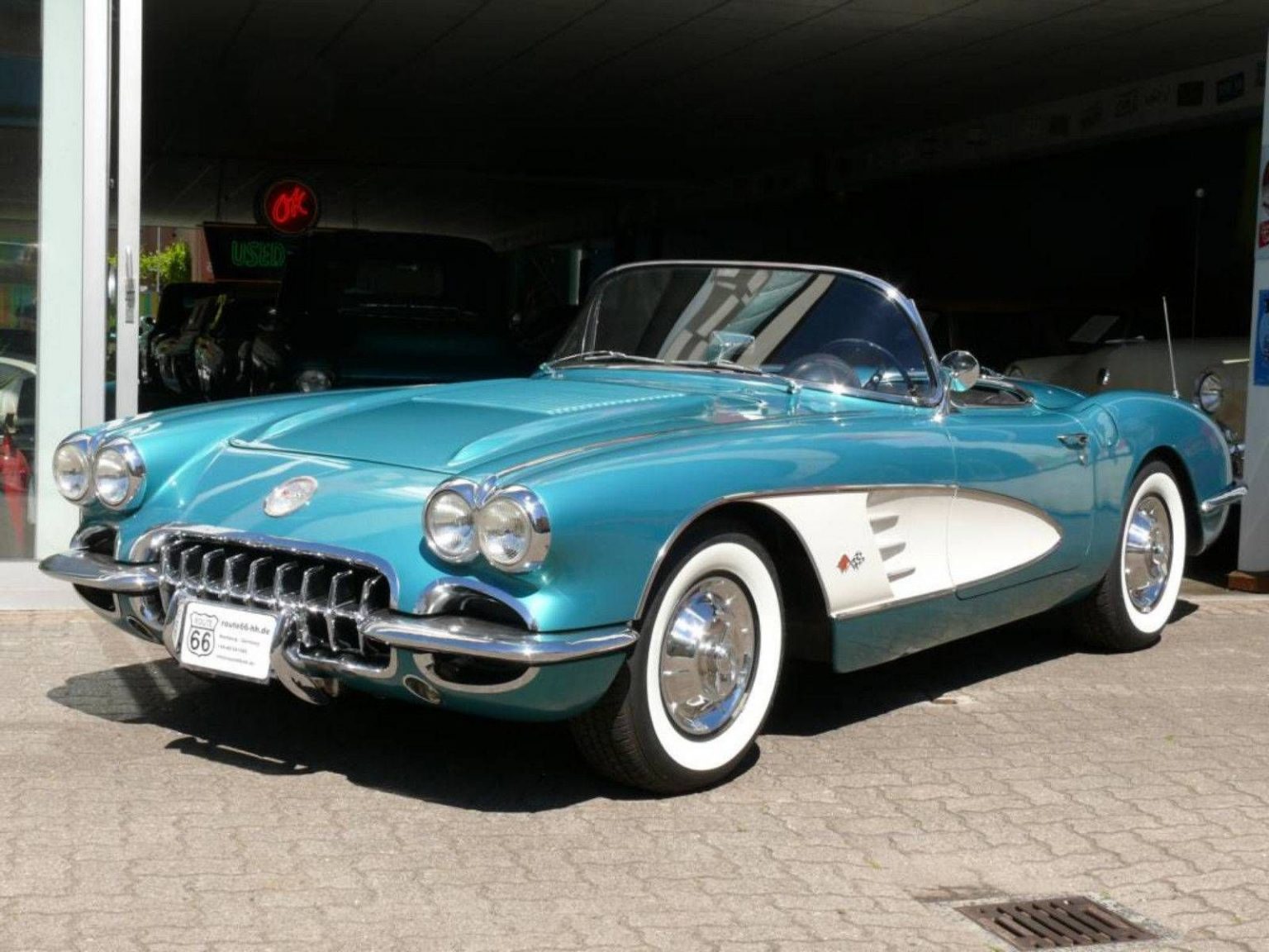 Regal Turquoise 1958 Chevrolet Corvette