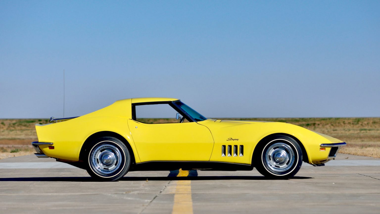 Daytona Yellow 1969 Chevrolet Corvette