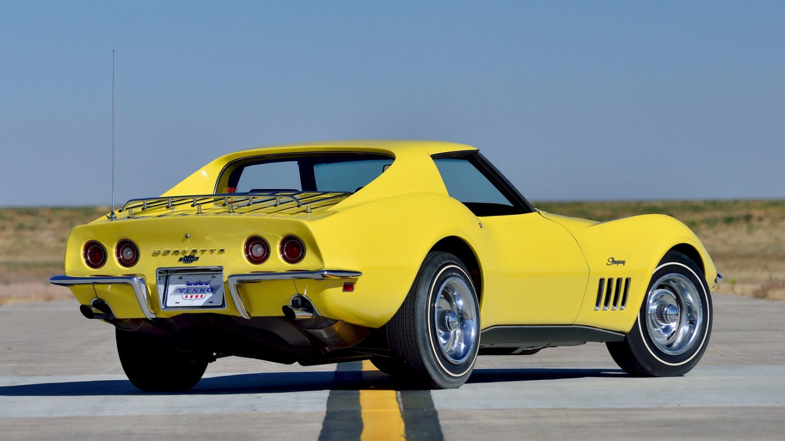 Daytona Yellow 1969 Chevrolet Corvette