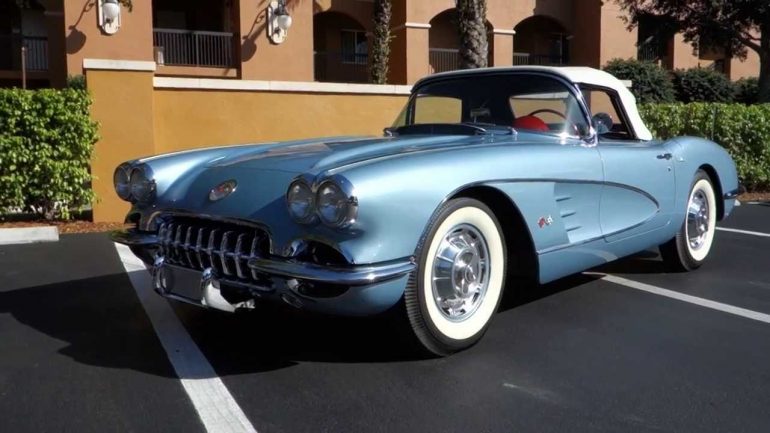 Frost Blue 1959 Chevrolet Corvette
