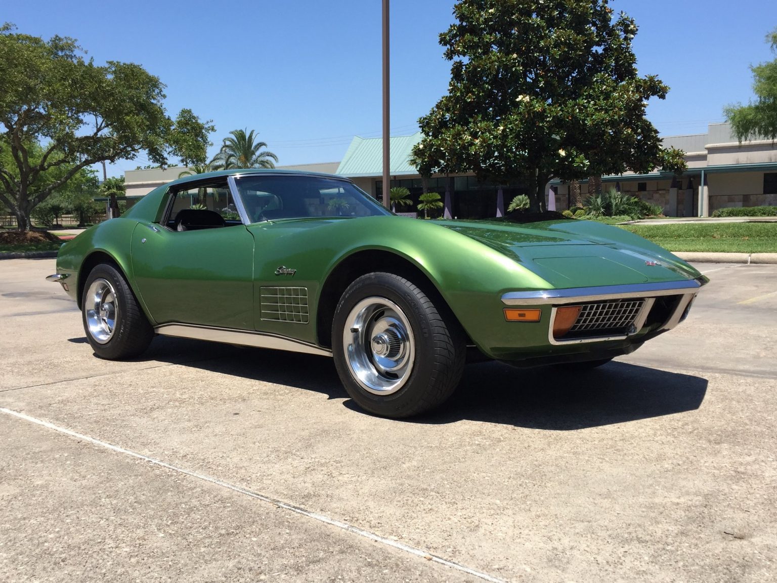 Elkhart Green 1972 Chevrolet Corvette