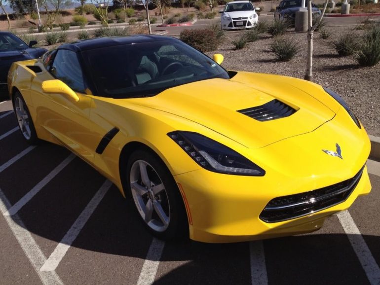Velocity Yellow 2014 Chevrolet Corvette