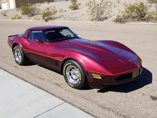 Autumn Red 1981 Chevrolet Corvette