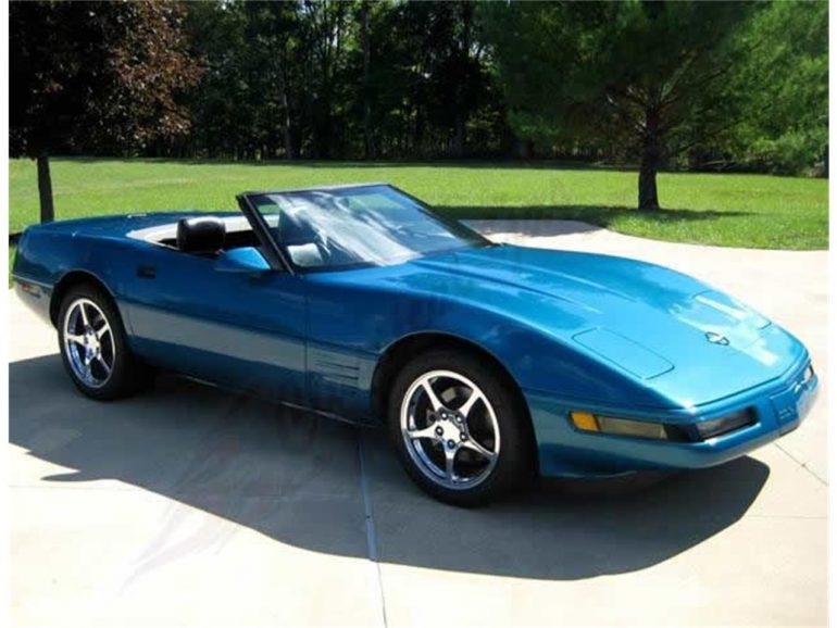 Bright Aqua 1992 Chevrolet Corvette