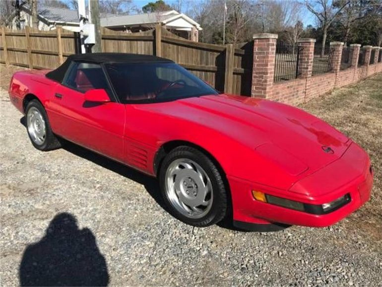 Dark Red 1992 Chevrolet Corvette