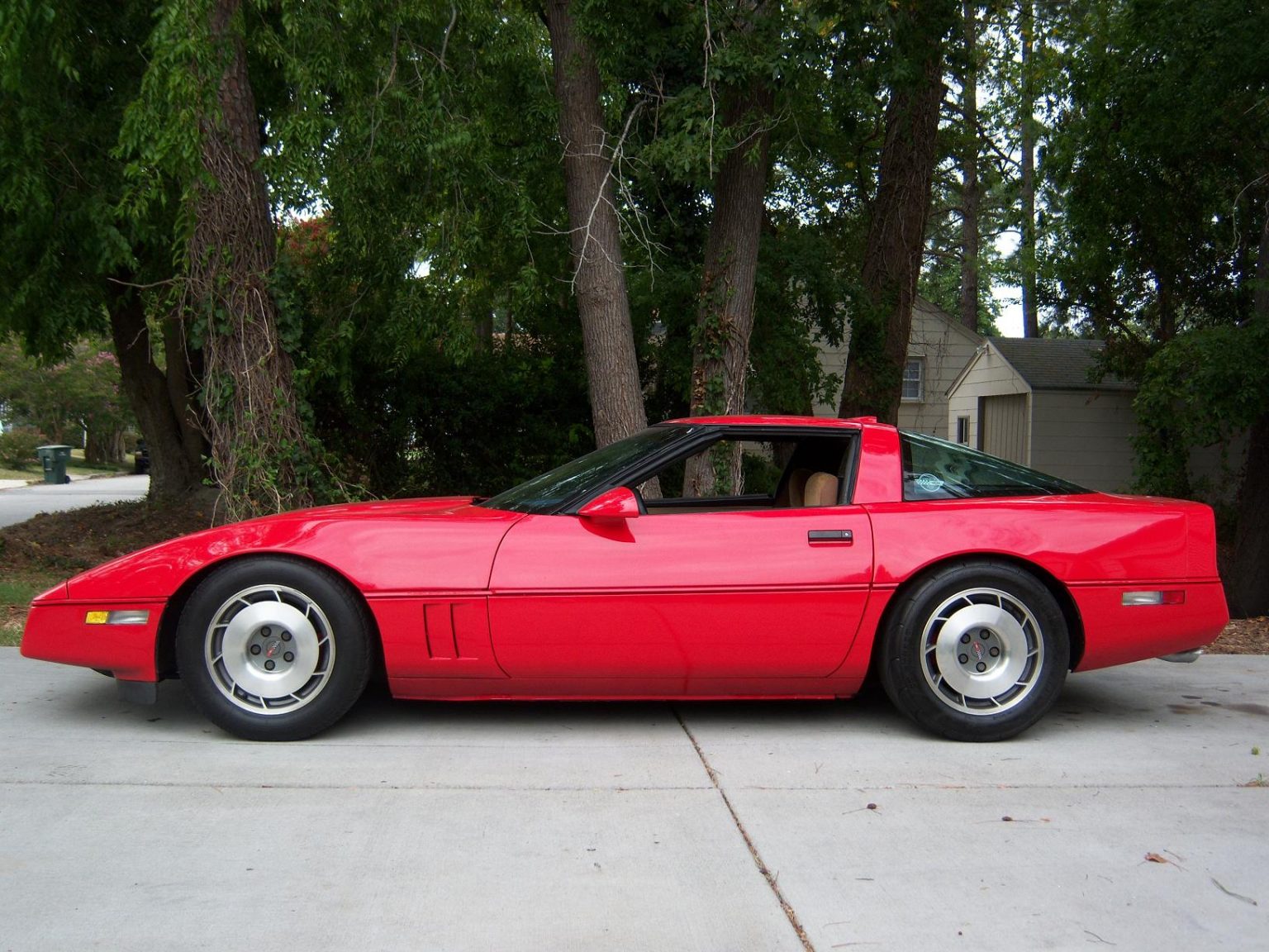 Bright Red 1987 Chevrolet Corvette