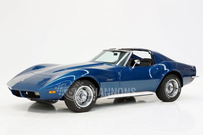 Targa Blue 1973 Chevrolet Corvette