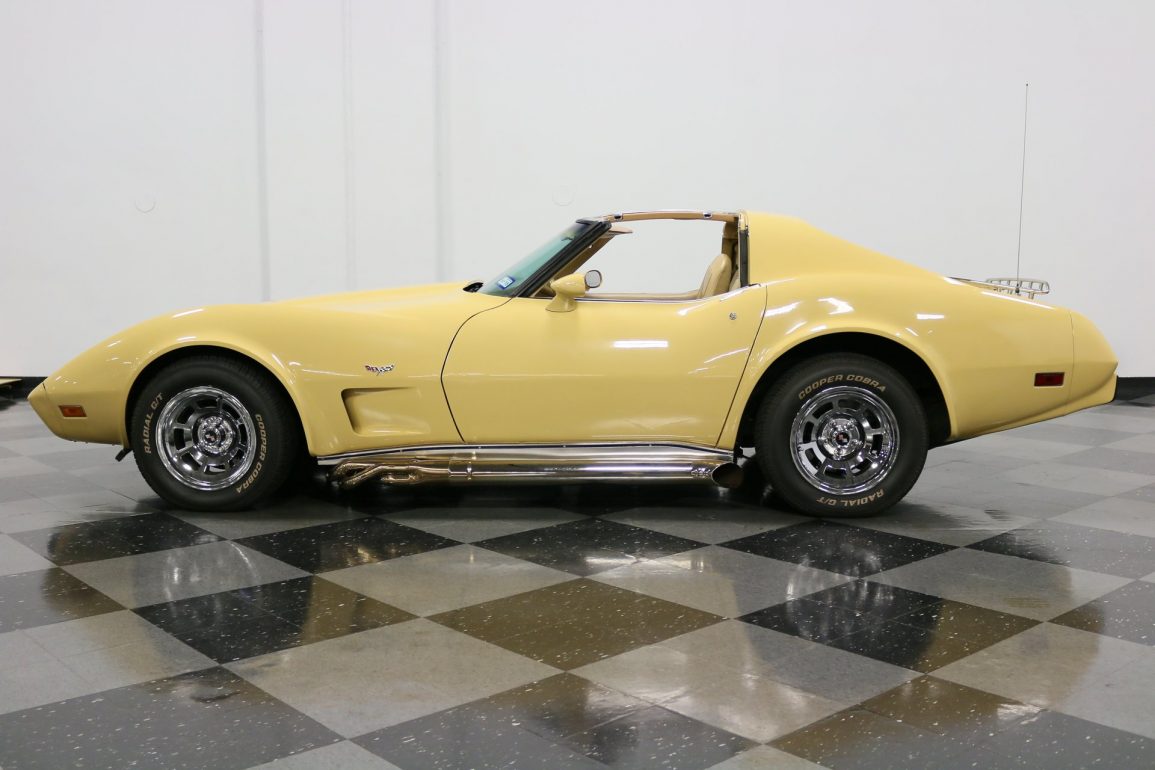 Tan 1977 Chevrolet Corvette