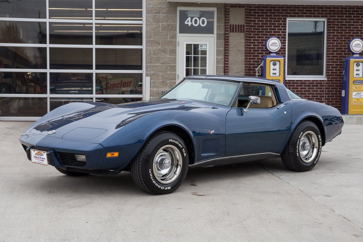 Dark Blue 1978 Chevrolet Corvette