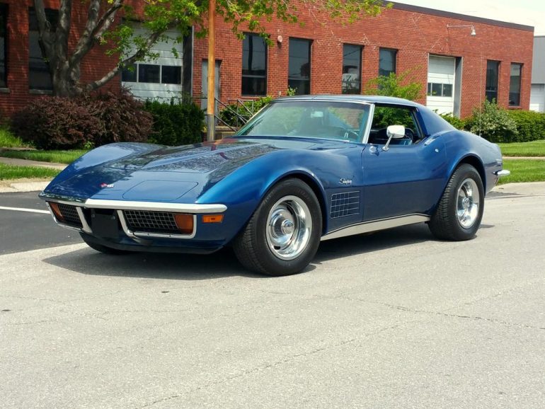 Targa Blue 1972 Chevrolet Corvette