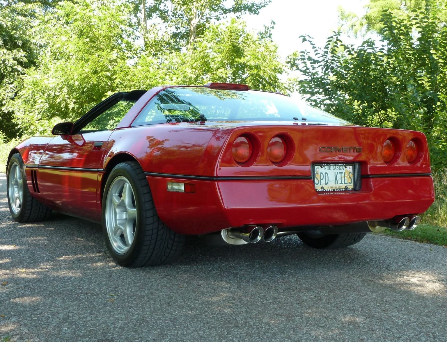 Dark Red 1987 Chevrolet Corvette