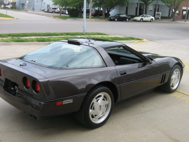 Charcoal 1989 Chevrolet Corvette