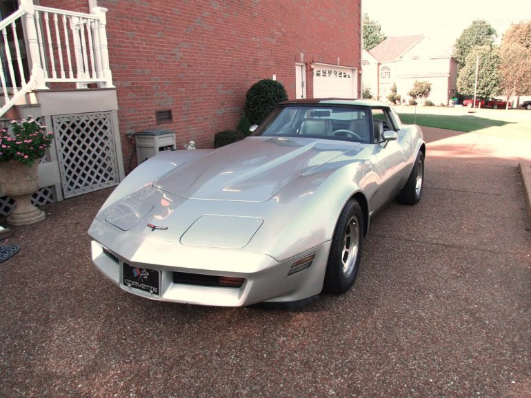 Silver 1981 Chevrolet Corvette