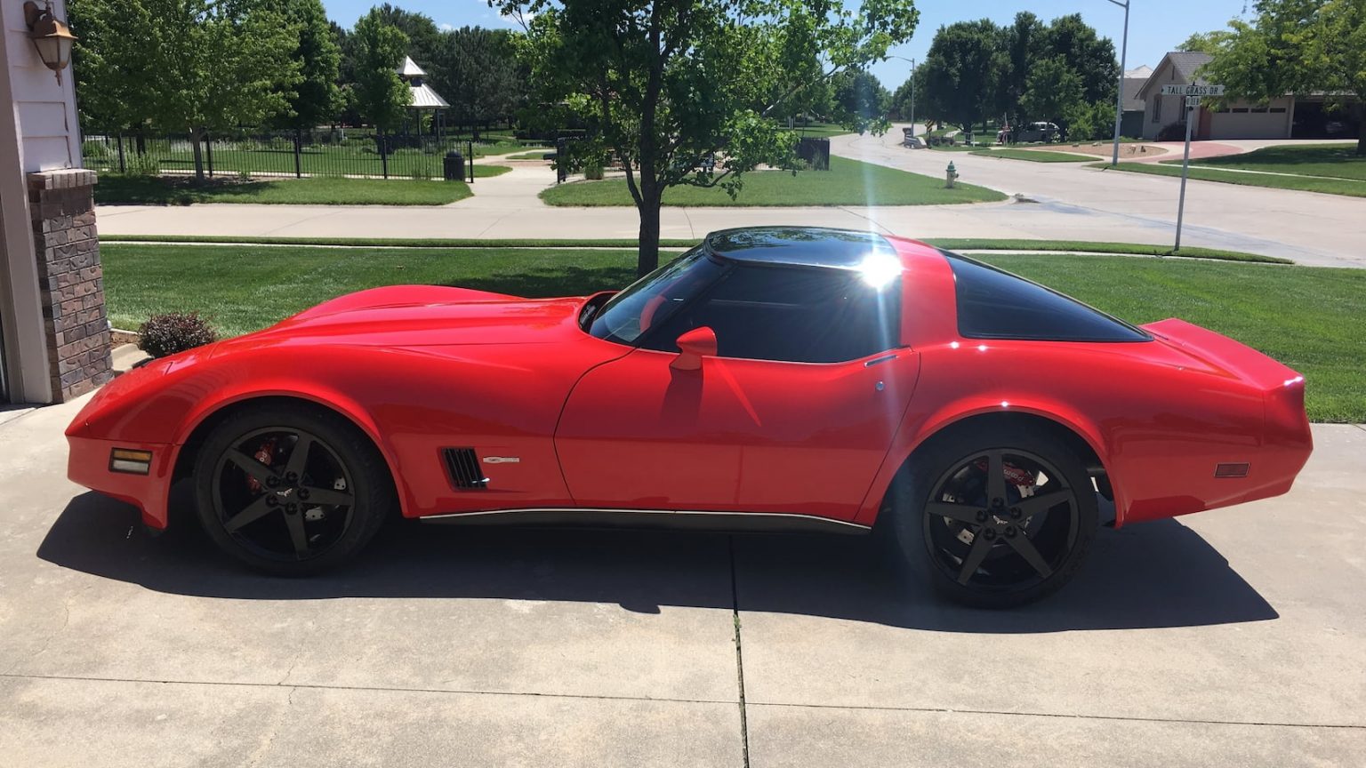 Red 1980 Chevrolet Corvette