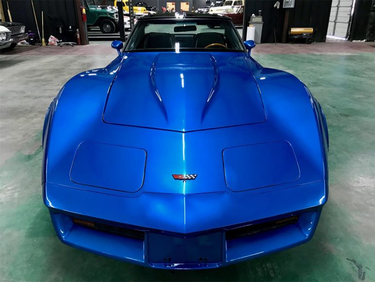 Bright Blue 1982 Chevrolet Corvette