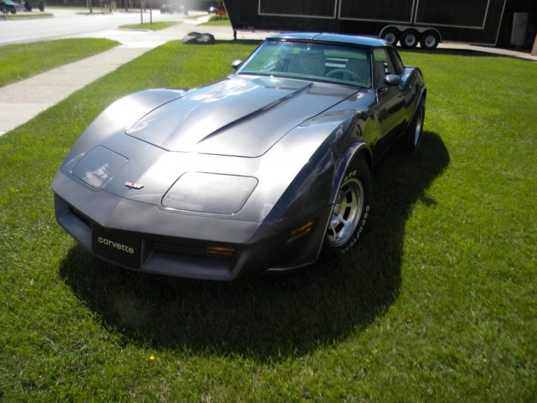 Charcoal 1982 Chevrolet Corvette