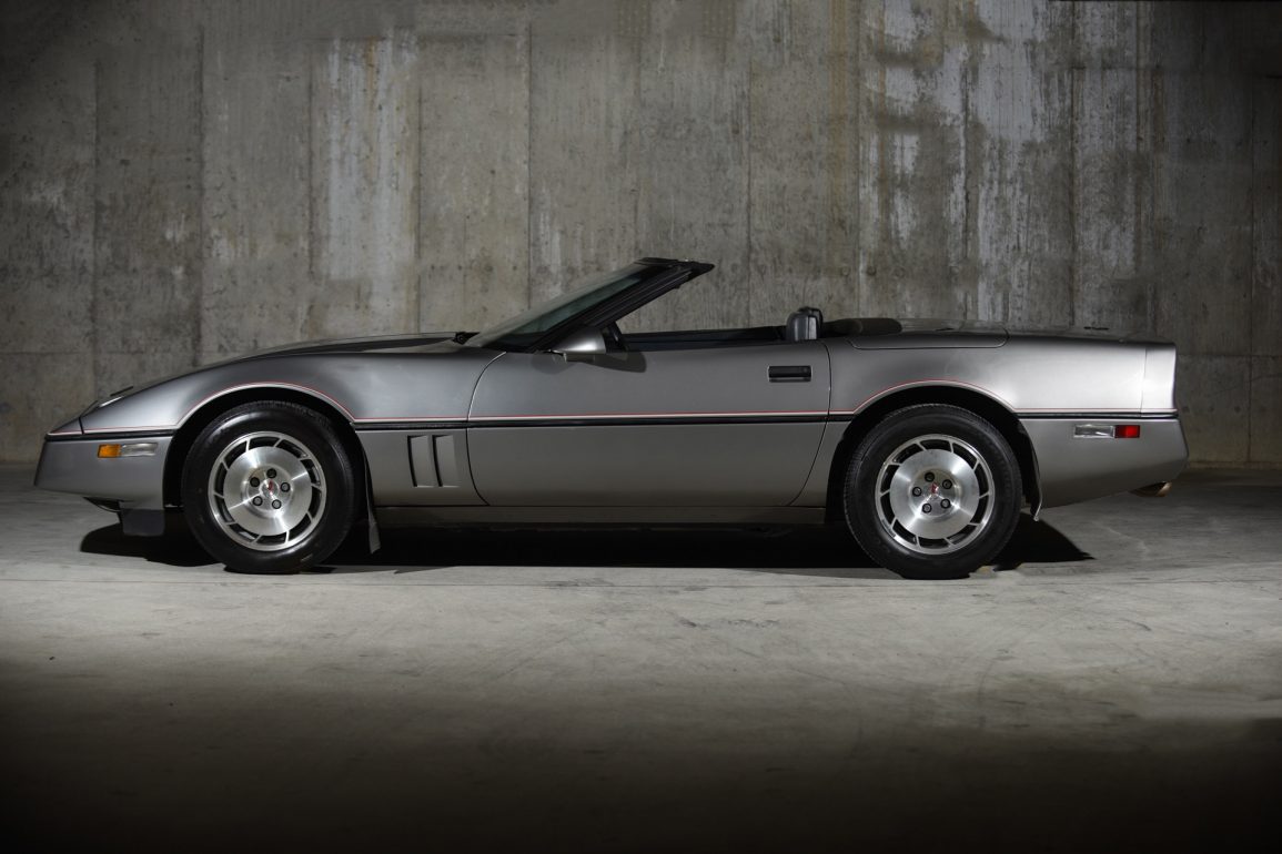 Silver 1986 Chevrolet Corvette