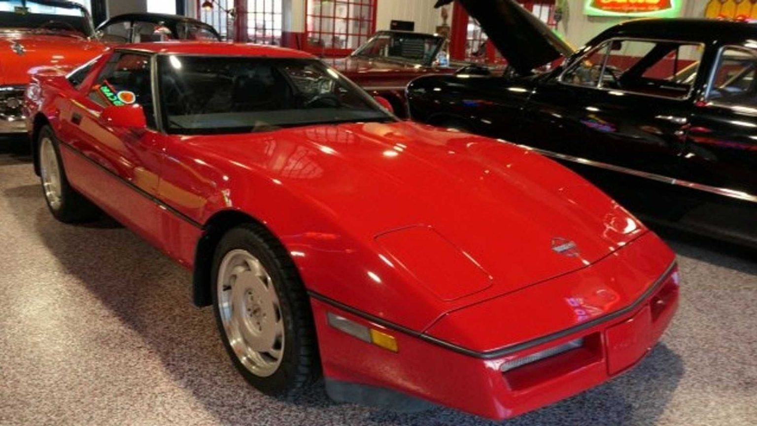 Bright Red 1990 Chevrolet Corvette