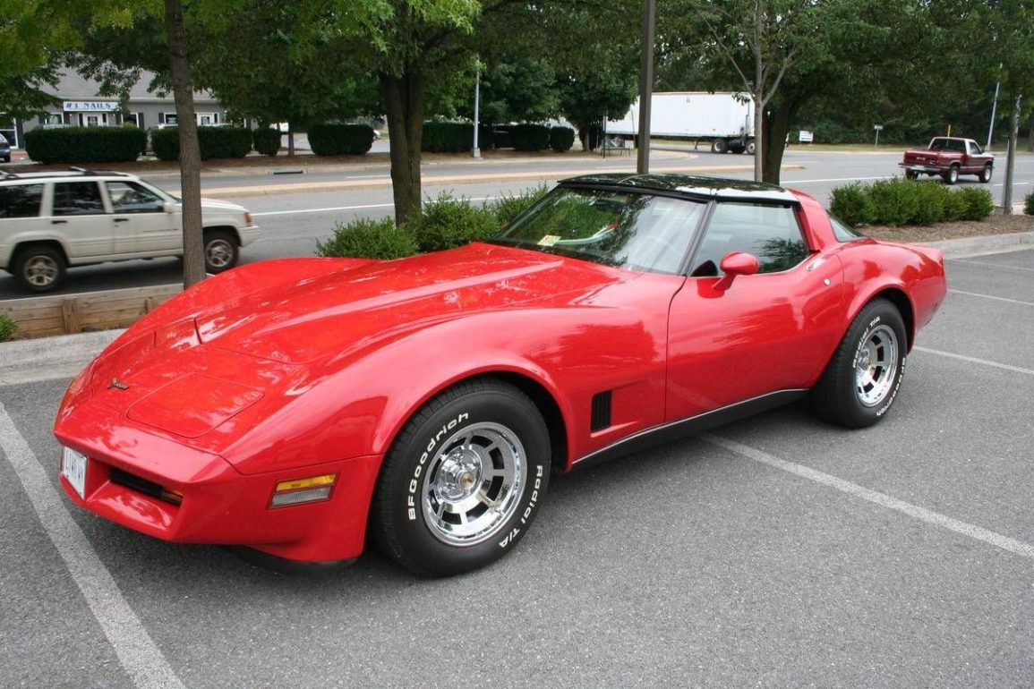 Red 1981 Chevrolet Corvette