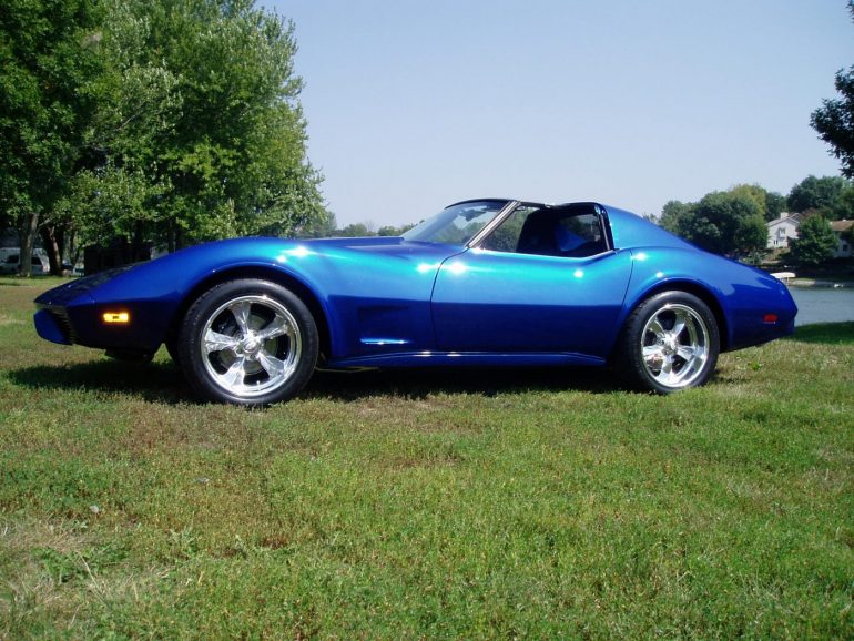 Dark Blue 1977 Chevrolet Corvette