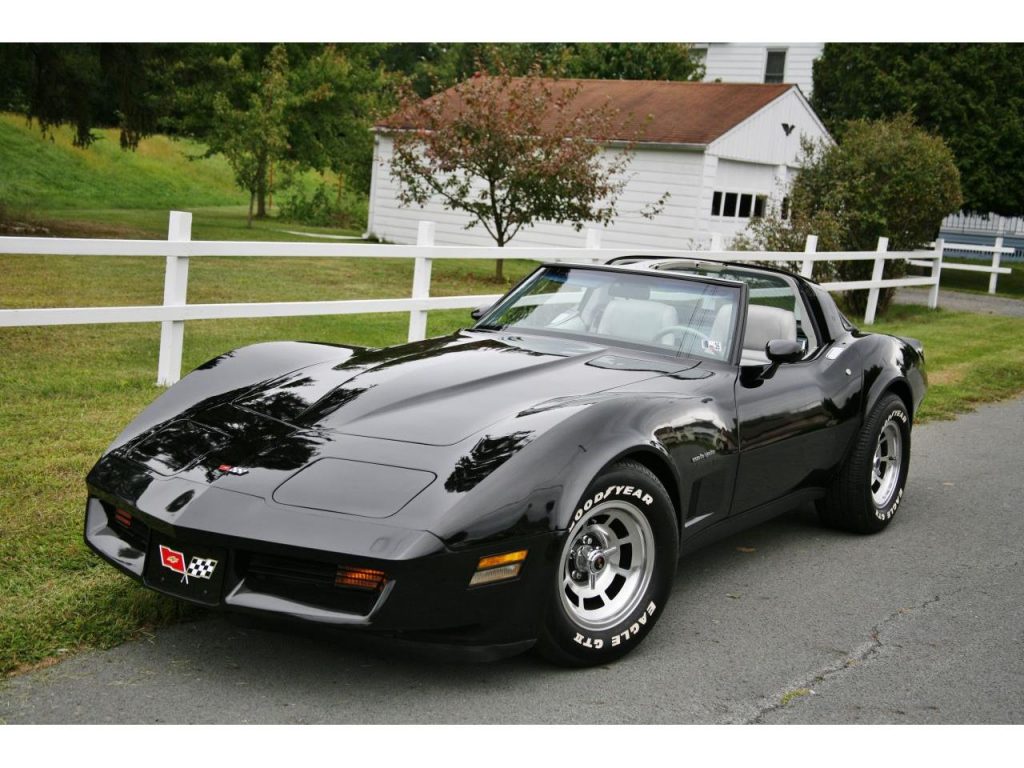 Black 1982 Chevrolet Corvette