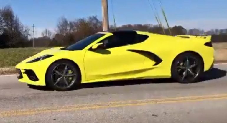 Accelerate Yellow 2020 Chevrolet Corvette