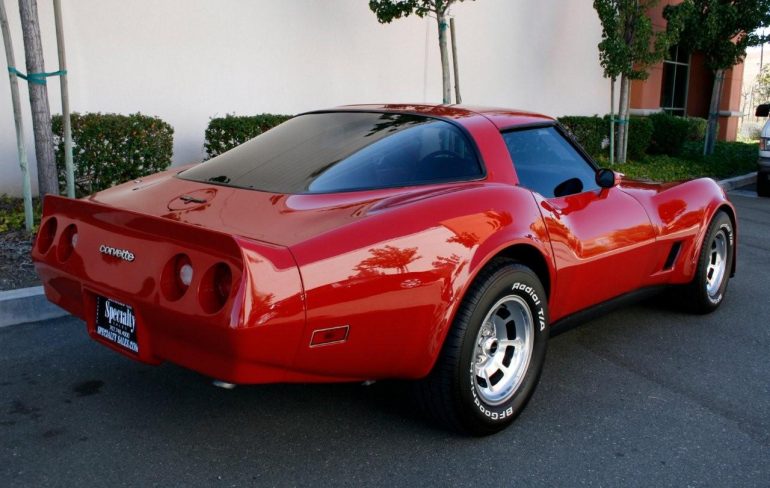 Red 1981 Chevrolet Corvette