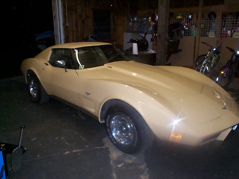 Tan 1977 Chevrolet Corvette