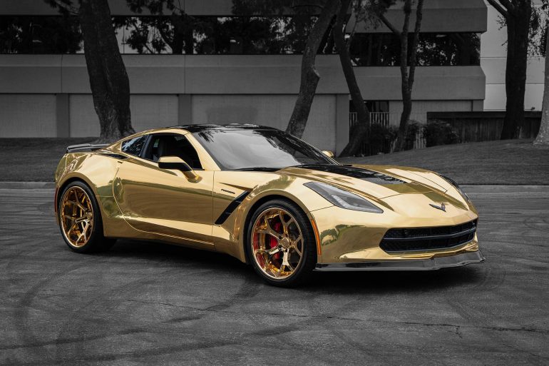 Gold 1986 Chevrolet Corvette