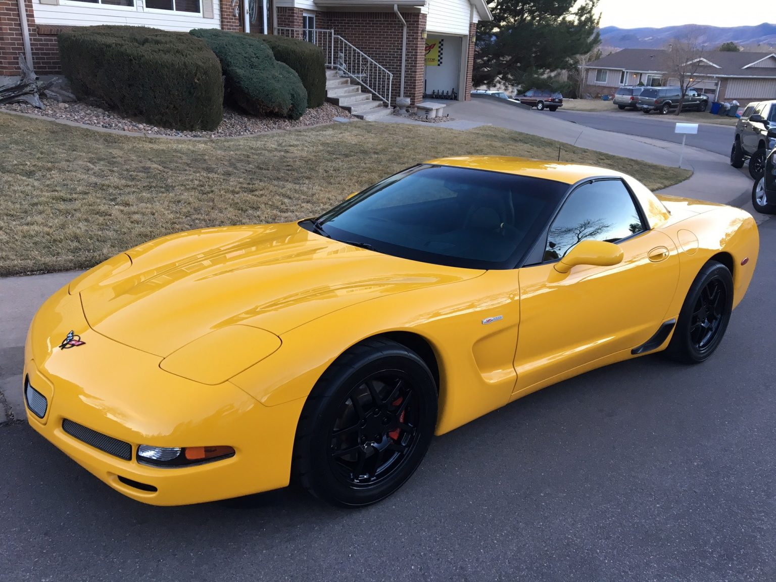 Milenium Yellow 2004 Chevrolet Corvette
