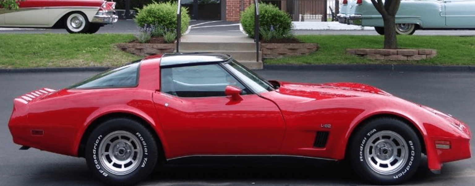 Red 1980 Chevrolet Corvette