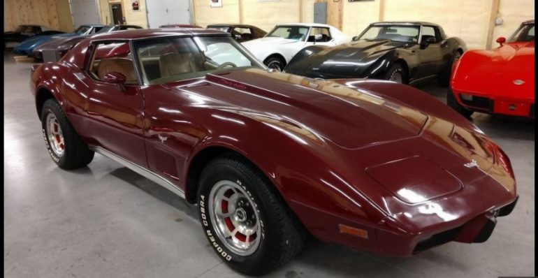 Dark Red 1977 Chevrolet Corvette