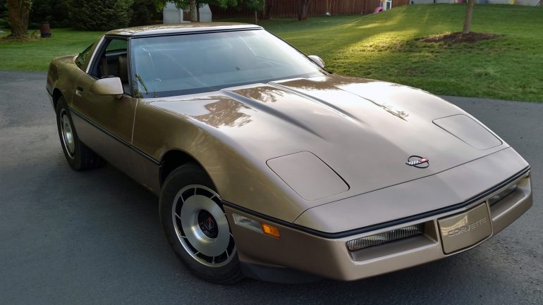 Light Bronze 1985 Chevrolet Corvette