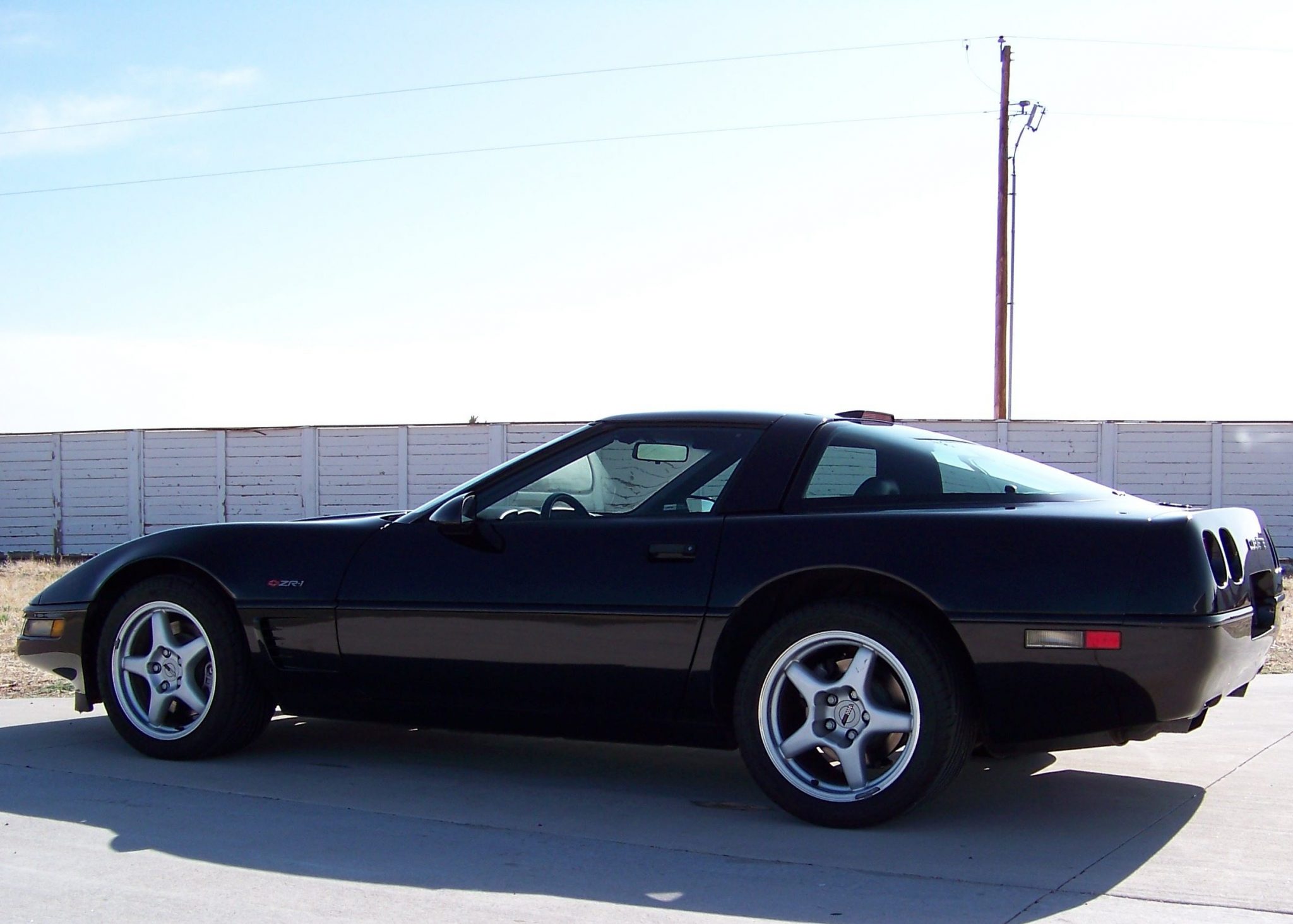 Charcoal 1991 Chevrolet Corvette