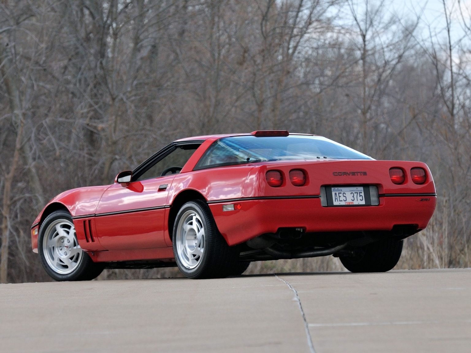 Dark Red 1988 Chevrolet Corvette