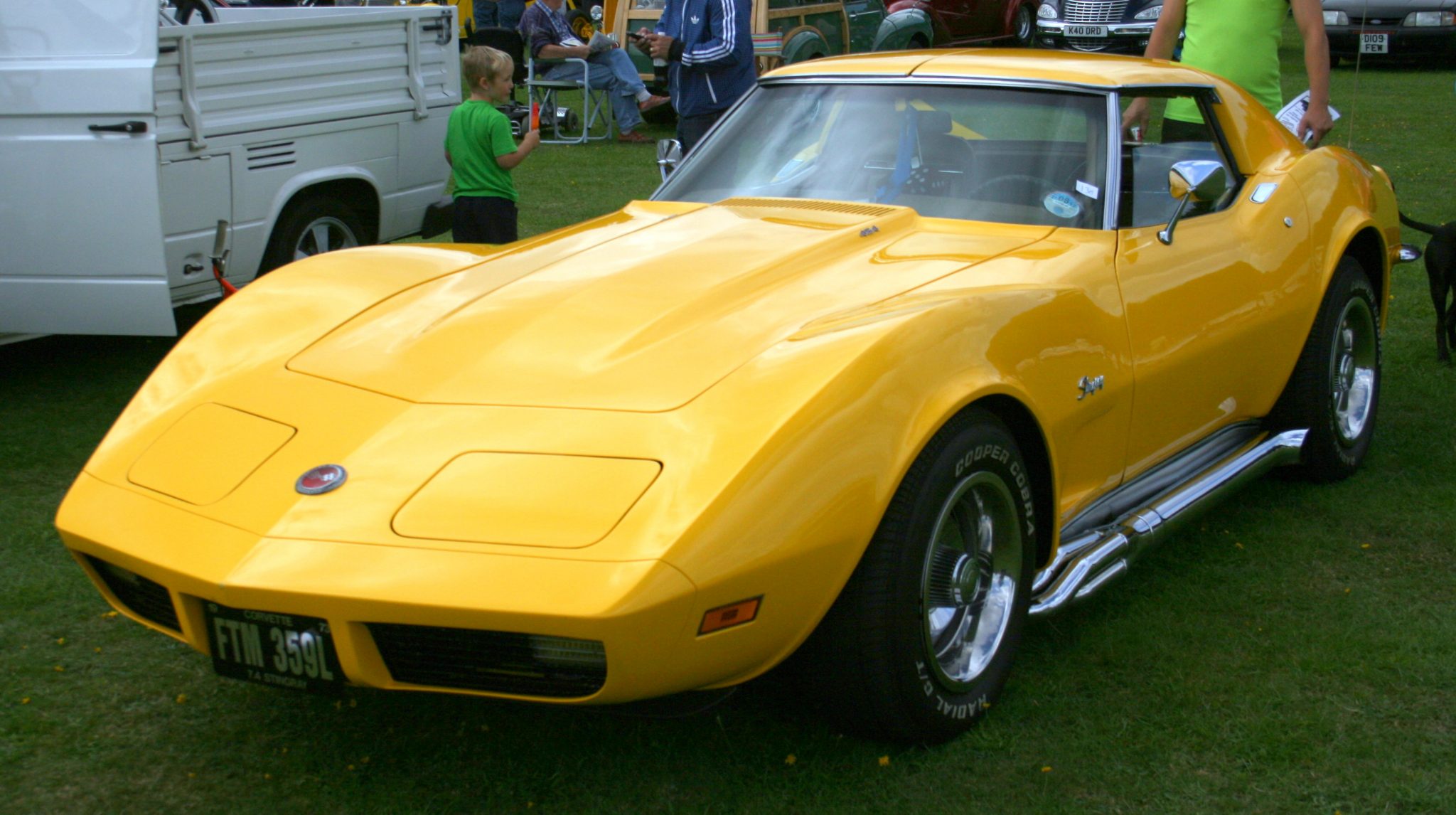 Yellow 1978 Chevrolet Corvette