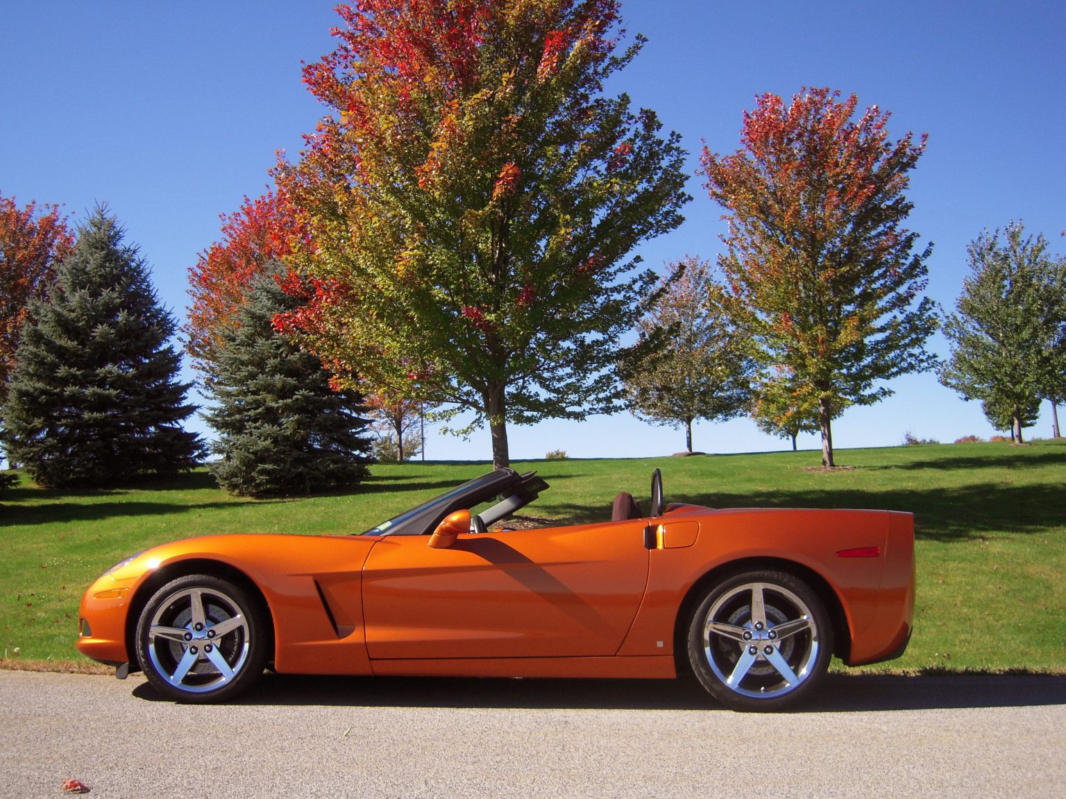 Atomic Orange 2008 Chevrolet Corvette