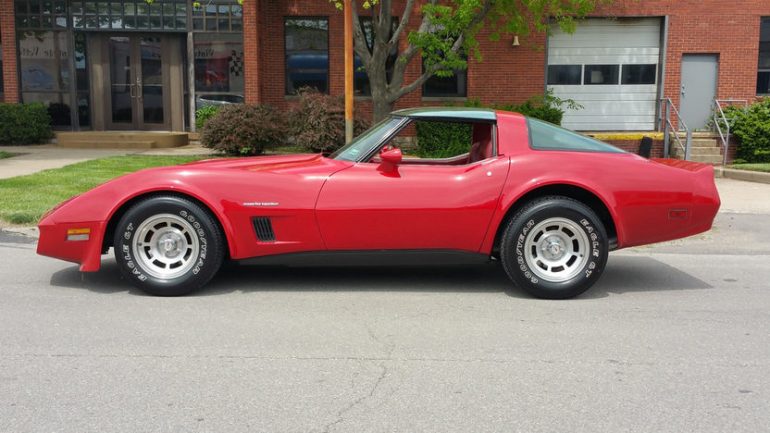 Red 1982 Chevrolet Corvette